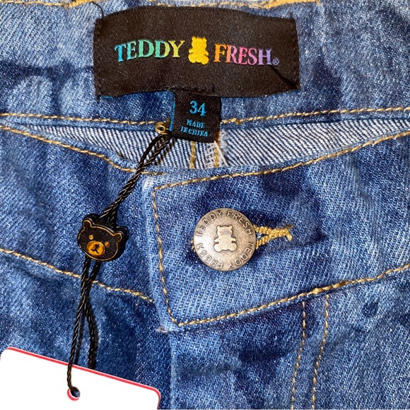 Teddy Fresh | Jeans | Teddy Fresh Bear Print Jeans | Poshmark